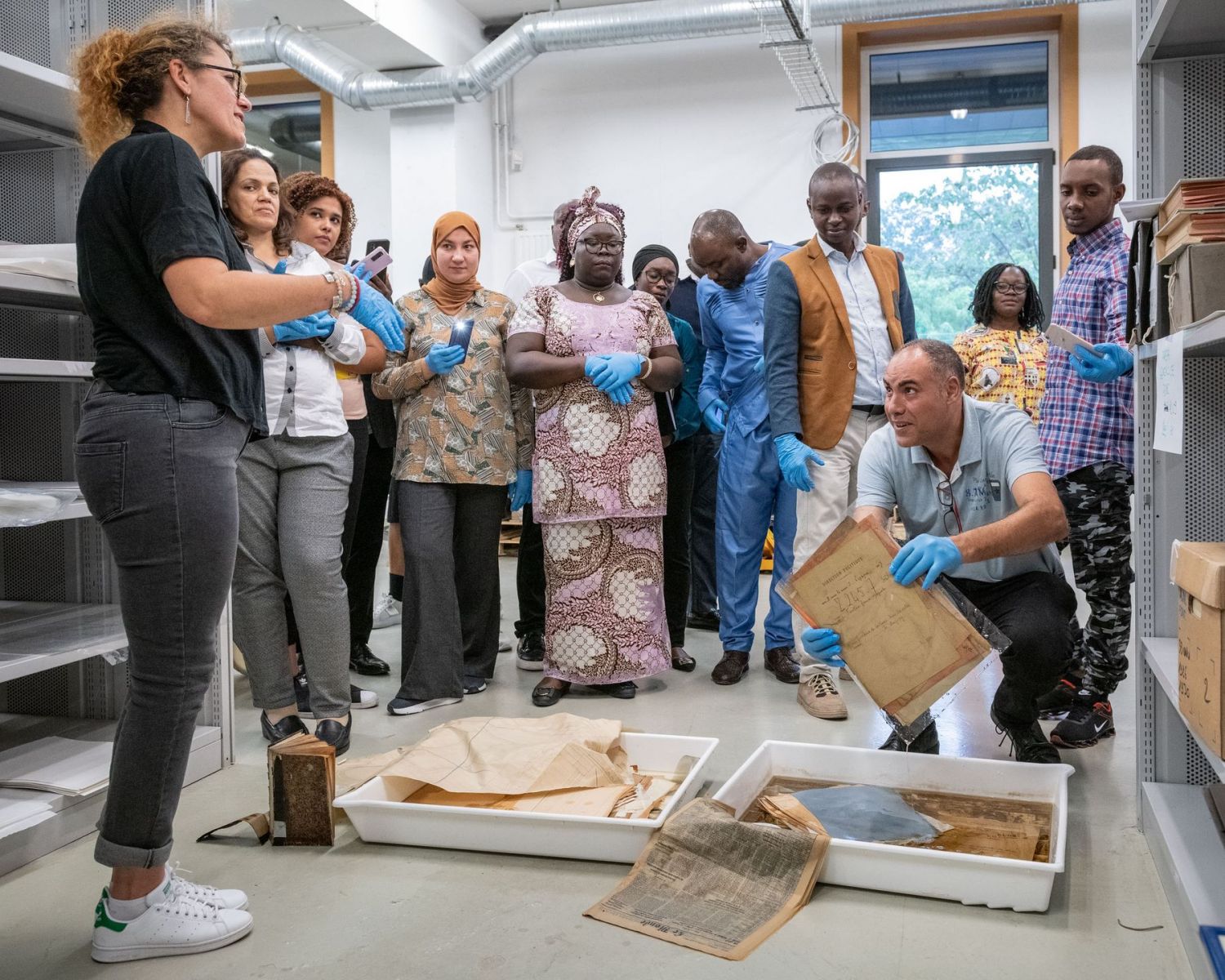 Une archiviste des Archives de l’État au Stage technique international ...